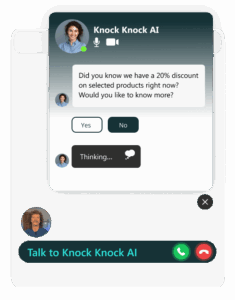 Knock Knock App | Fast Web Conversion with Ai Based Live Video Chat